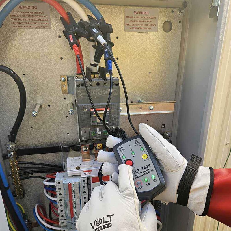 Volt Safety MET-V-T895 | Non-Contact Phase Rotation Tester, 1000V