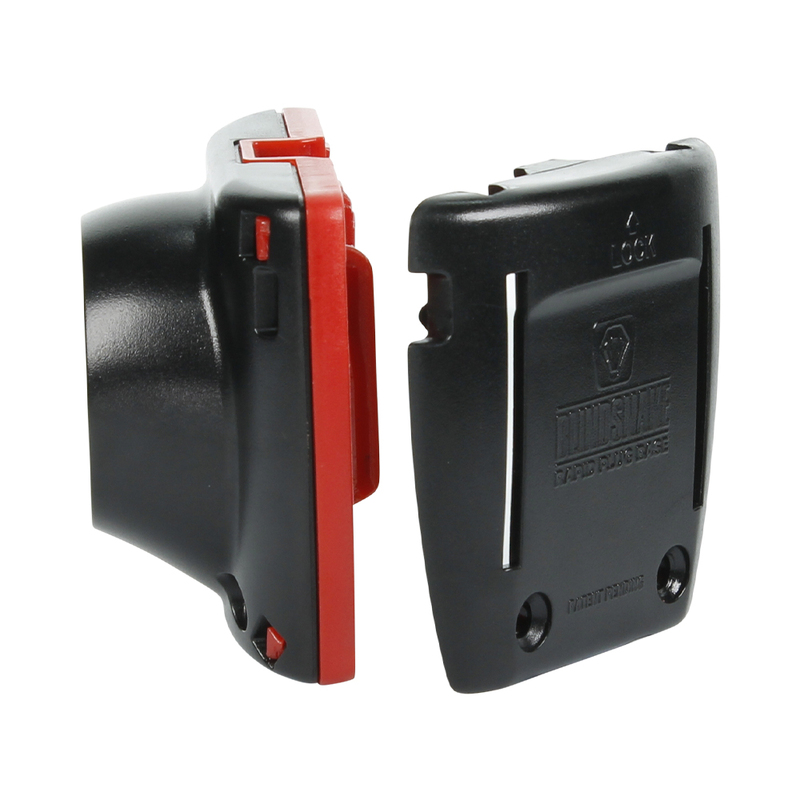 Melec ML-BS-PB | Blind Snake™ Rapid Plug Base | Black & Red