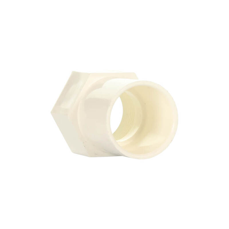 AC Direct PDP20-SOCKET | 20mm Female threaded Valve Socket | White