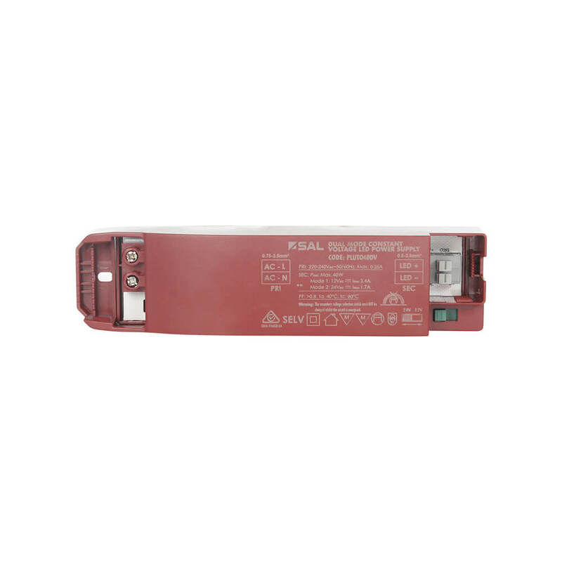 SAL PLUTO40DV | LED Driver Constant Voltage | 40W 12/24V DC