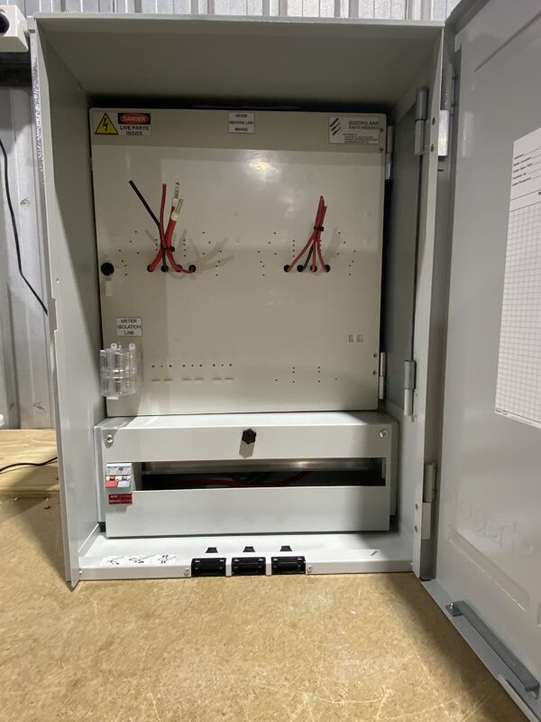 Queensland Switchboards QSPM1PNR | 63A Pre-Wired Meter Box + Night Rate