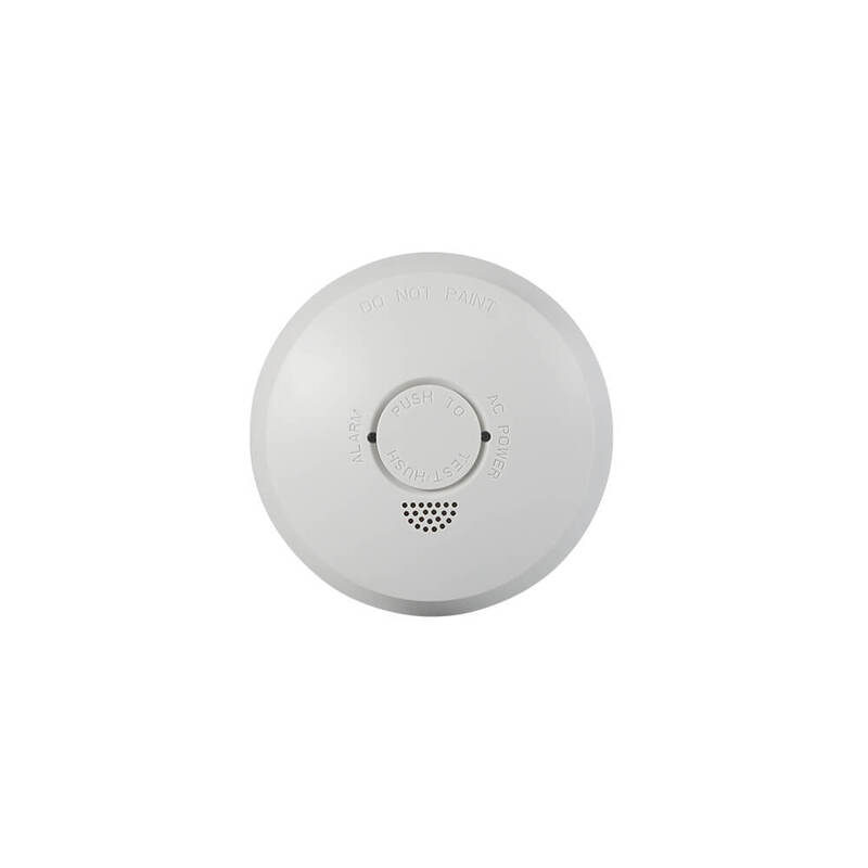 Red Smoke Alarms RFMDUAL | Photoelectric Dual Power 240V Smoke Alarm