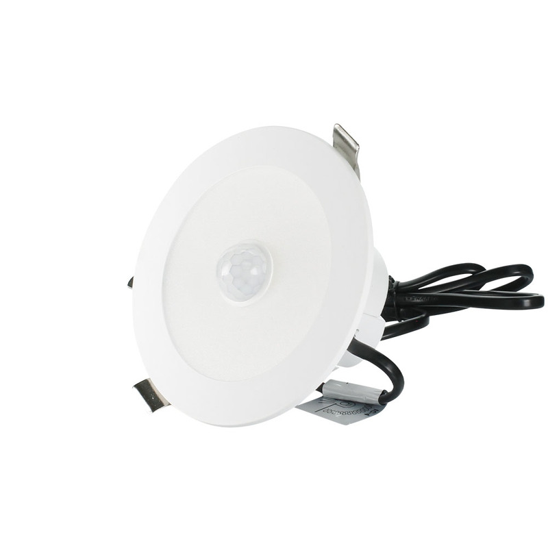 SAL S9062TC-S | Clare 10w LED Downlight with Sensor (PIR) | 92mm Tri Colour