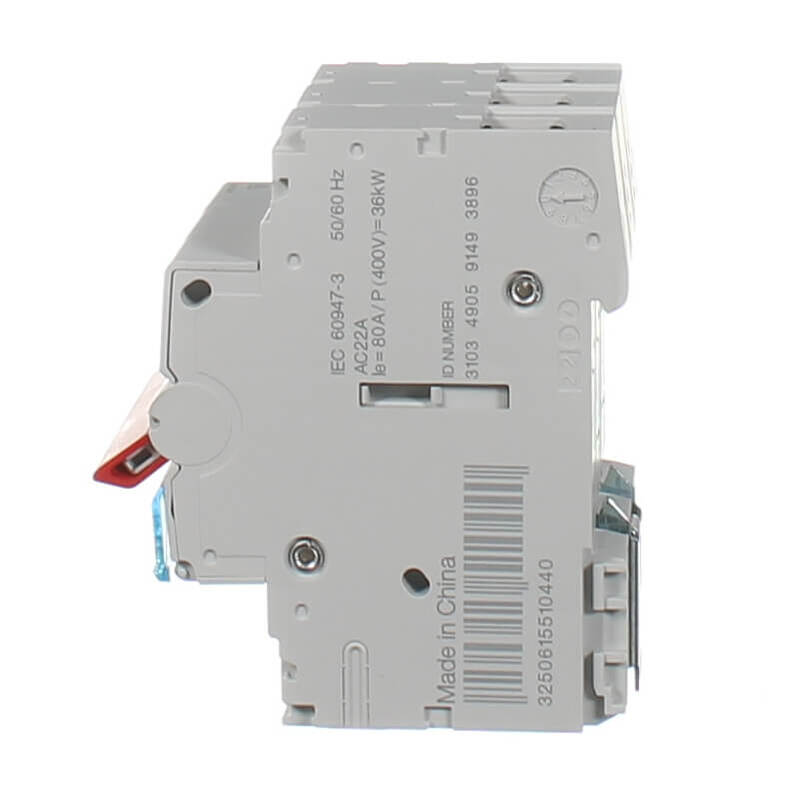 HAGER SBR380 | Main switch three pole 80 amp