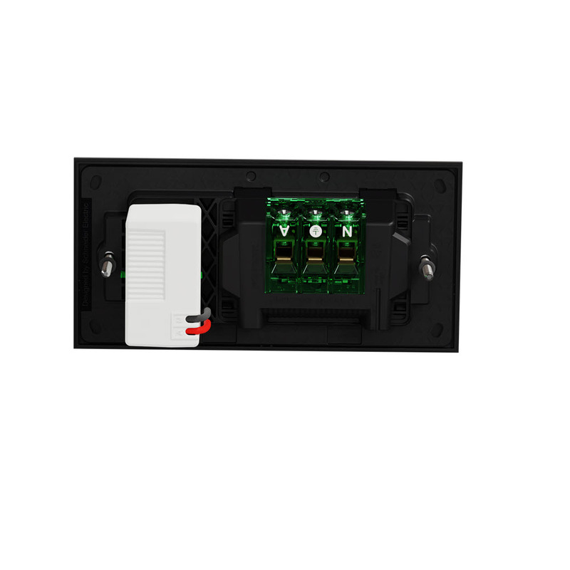 Clipsal 1025USBC-ZB | Solis Horizontal Double GPO With USB-C | Matte ...