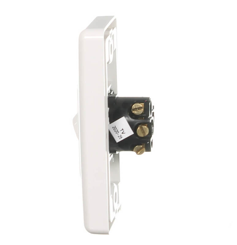 Clipsal 2030-WE | 1 Gang Architrave Switch 10amp White | 2000 Series