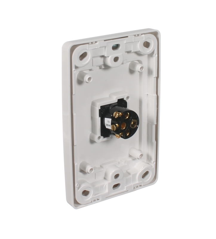 Clipsal 2031VA-WE | 1 Gang Switch 10Amp 250v White (2000 Series)