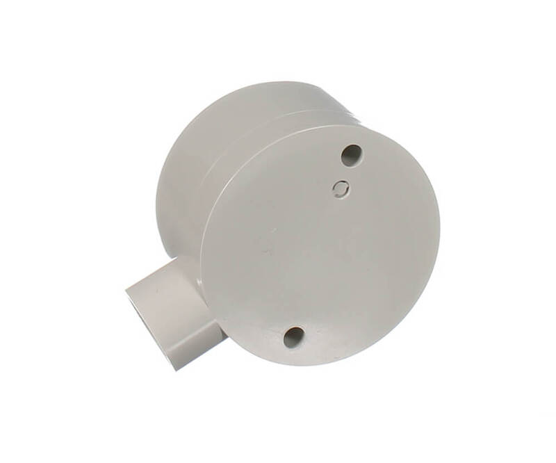Clipsal 240-20-1-GY | 1 Way 20mm Round Shallow Junction Box