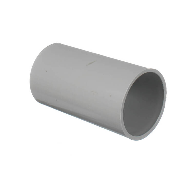 NLS 30217 | 50mm PVC Coupling Plain Grey | TC50