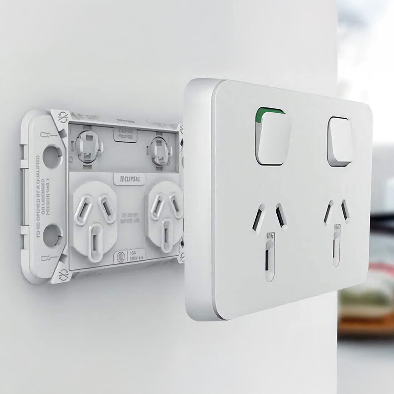 Clipsal Iconic 3025VW | Double Power Point GPO 10Amp Vivid White | 3025-VW
