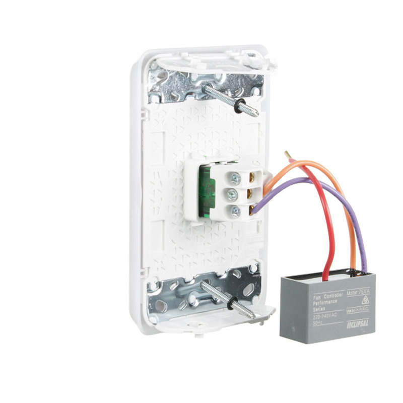 Clipsal Iconic 3041VF3CSF- Fan Speed Controller, 75VA | 3041VF3CSF-VW ...