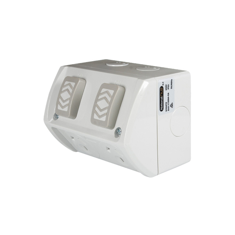 NLS 30758 | Weatherproof Double GPO 10 Amp IP53 250V