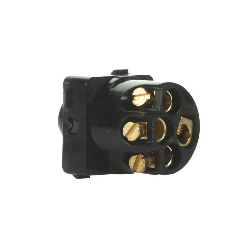 Clipsal 30LMBK | 30 Series 10A Switch Labelled LIGHT Mech | Black