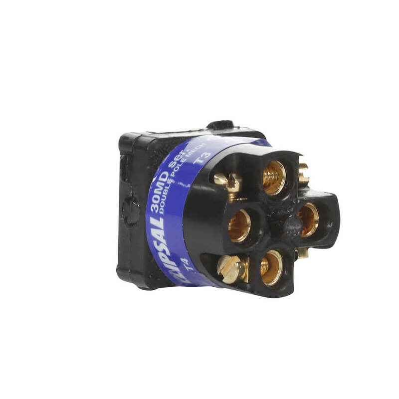 CLIPSAL 30MDBK | 10Amp Double Pole Switch Mech (30 Series) | Black