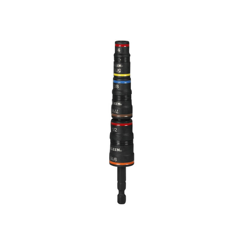 Klein Tools 32933 | 7-in-1 Impact Flip Socket Set for Impact Drivers