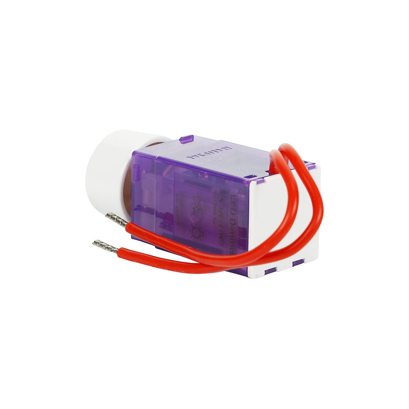 CLIPSAL 32ELEDM2-WE | LED Dimmer Mechanism 150w | Rotary | White Knob