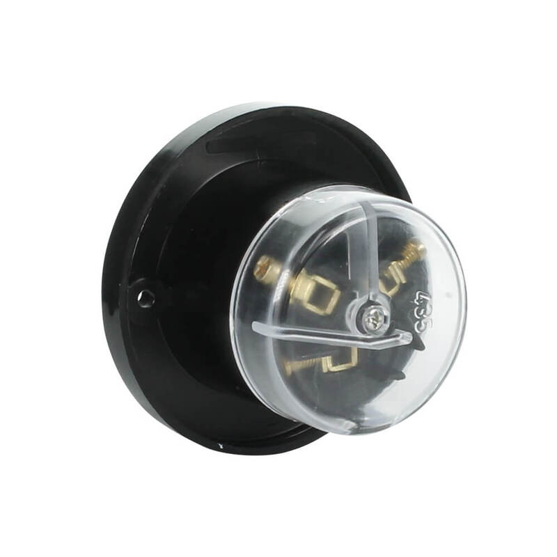 Clipsal 435A-BK | Standard Series Socket Inlet 3 Pin 10 Amp 250V | Black