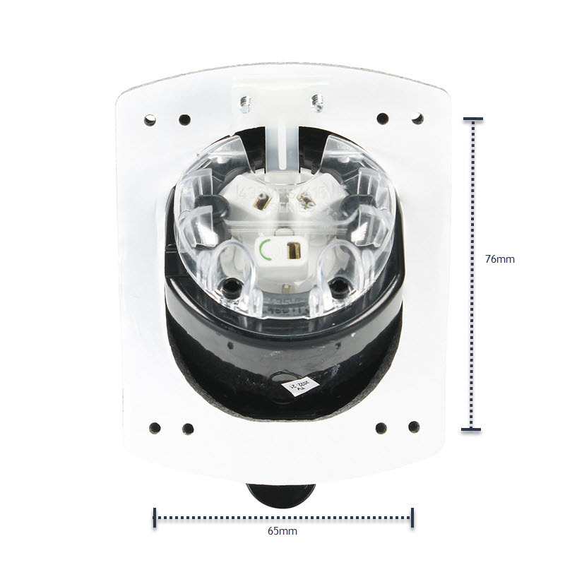 Clipsal 435VFS15-BK | Weatherproof Socket Inlet 15 Amp IP34 | Caravan ...