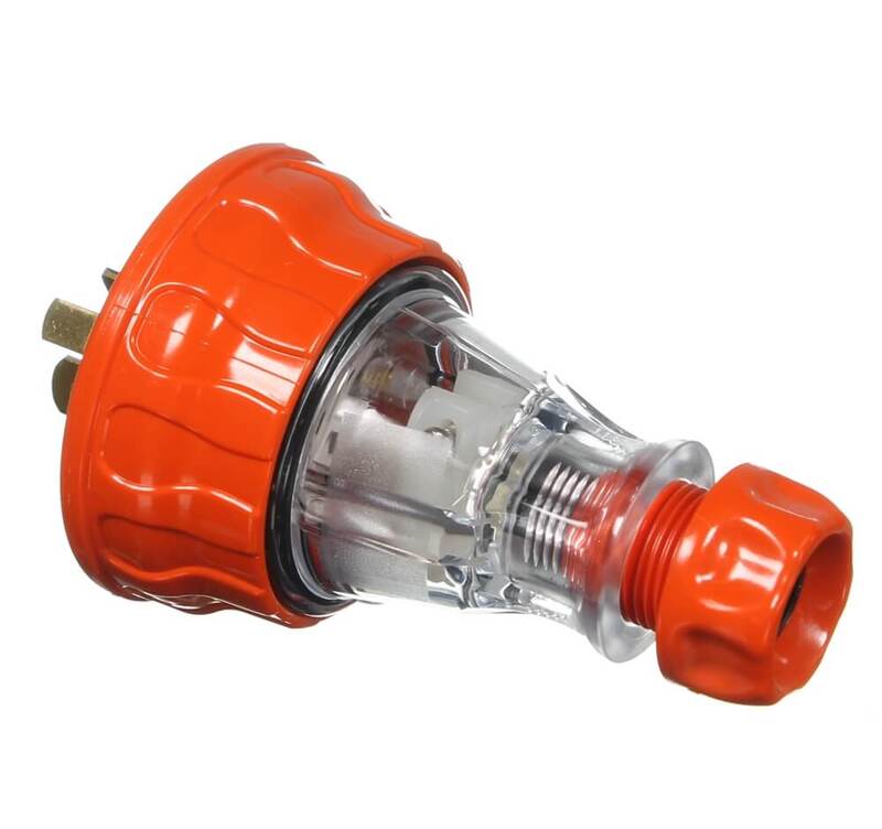 CLIPSAL 56P315-EO | 3 Pin Flat 15Amp Straight Plug IP66 | 56 Series