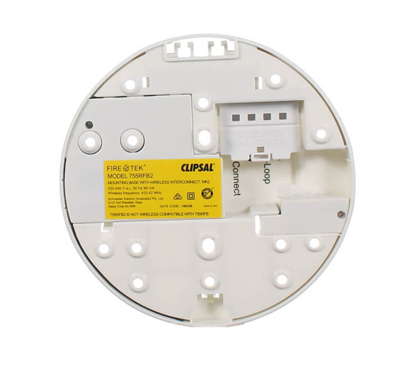 CLIPSAL 755RFB2 | Wireless Base for 240v Smoke Alarm