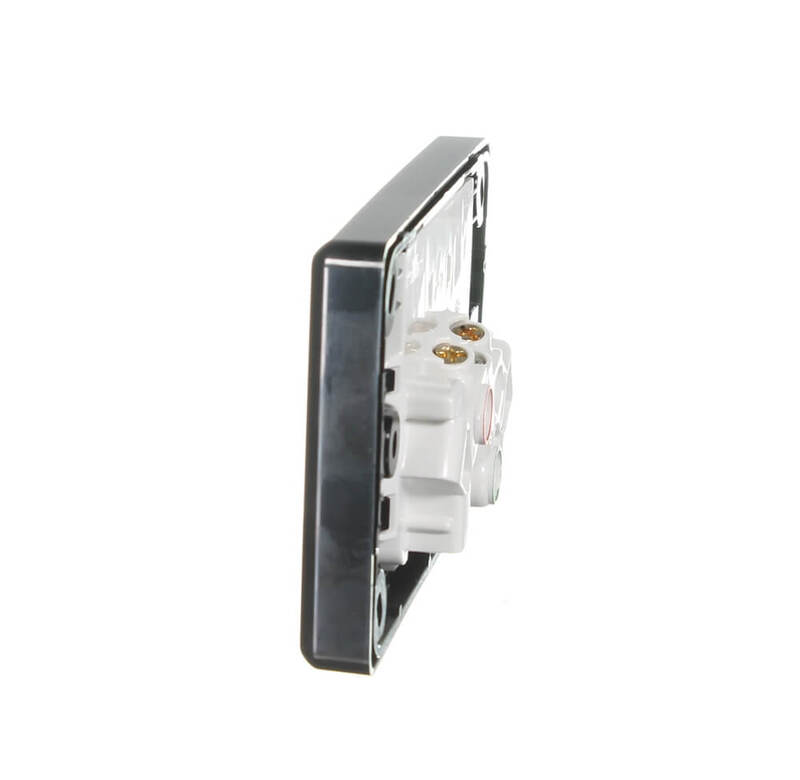 CLIPSAL Classic C2025D-BK | 10 amp Double Pole Double Power Point | Black