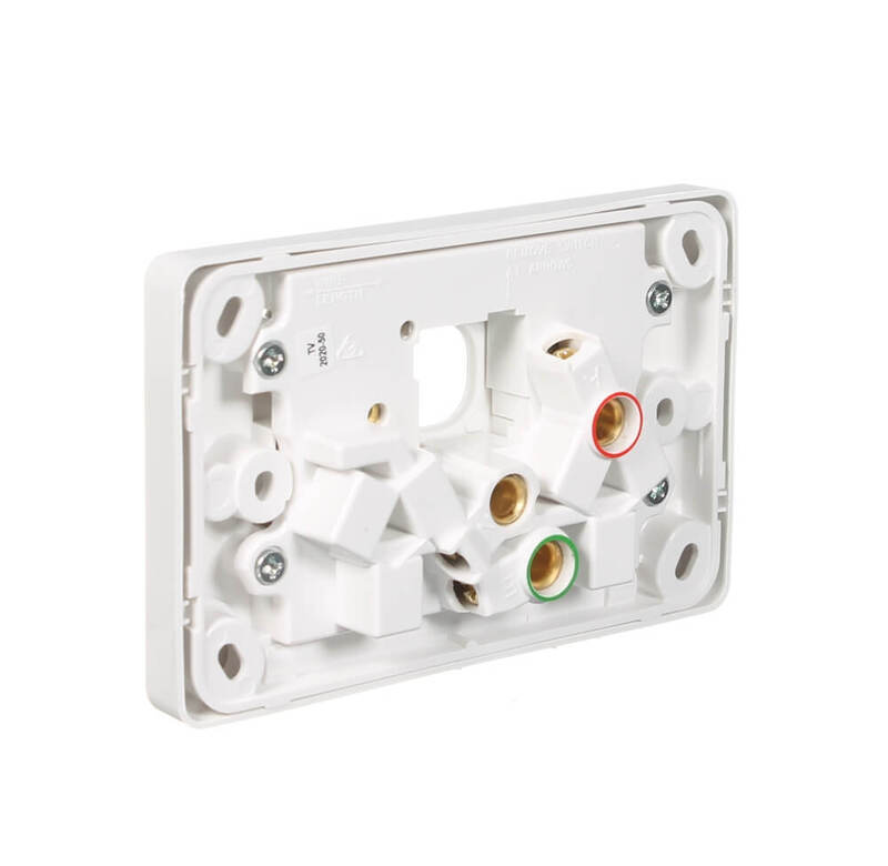 Clipsal C2025XUA-WE | Double power point GPO With Extra Switch NO MECH ...