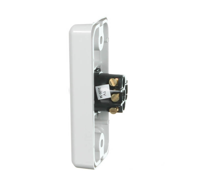 Clipsal Classic C2030-WE | 2 Gang Architrave switch 10 Amp White