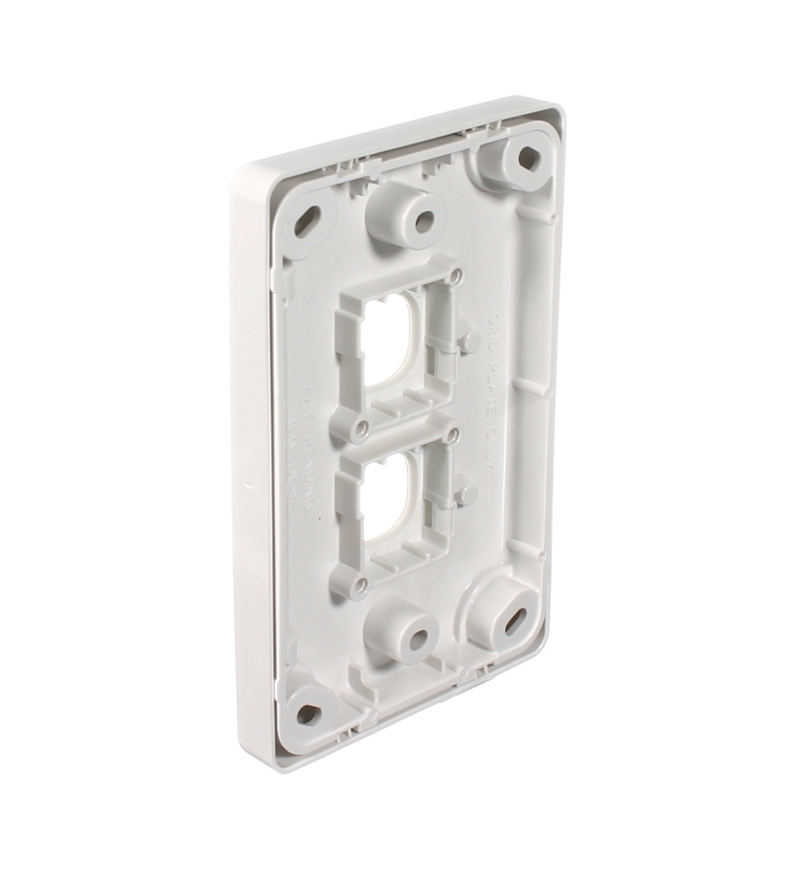 Clipsal Classic C2032VH | 2 Gang Grid And Surround (Classic Series ...