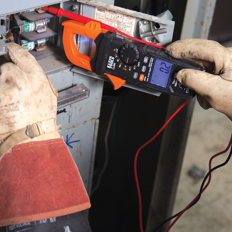 Klein Tools CL800 | Digital Clamp Meter 600A AC Auto-Range TRMS