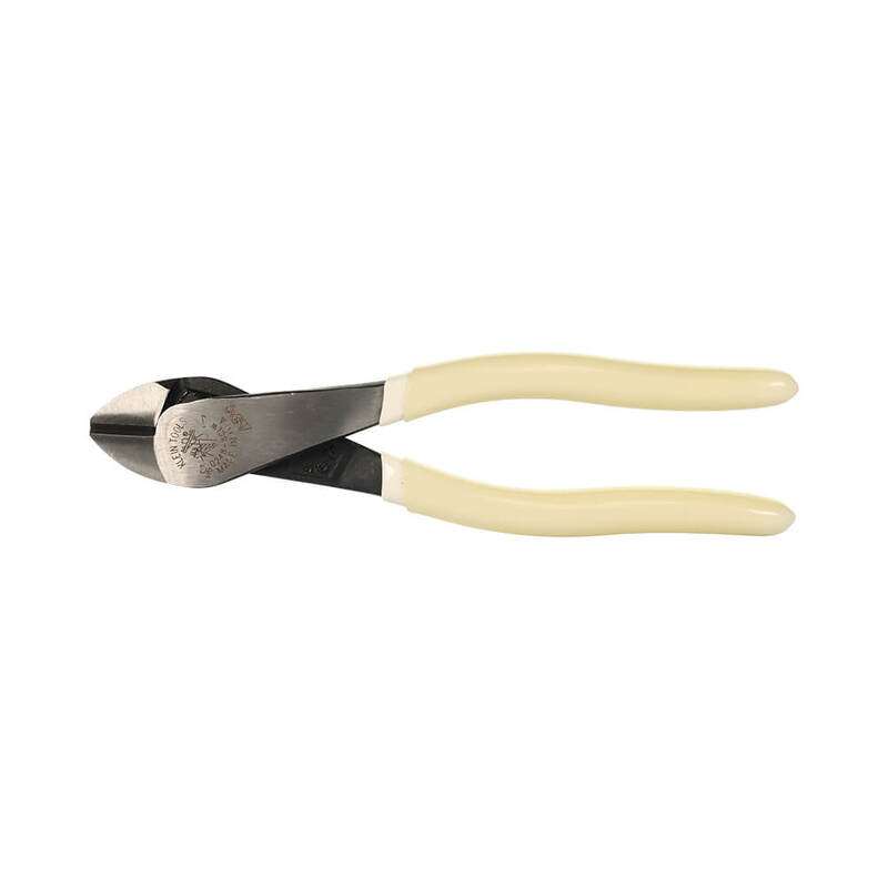 Klein Tools D248-8-GLW | Fluorescent Diagonal-Cutting Pliers Angled ...