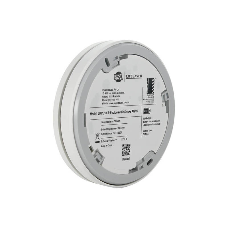 Lifesaver LIFPE10LP | Lithium Battery Photoelectric Slim Smoke Alarm ...