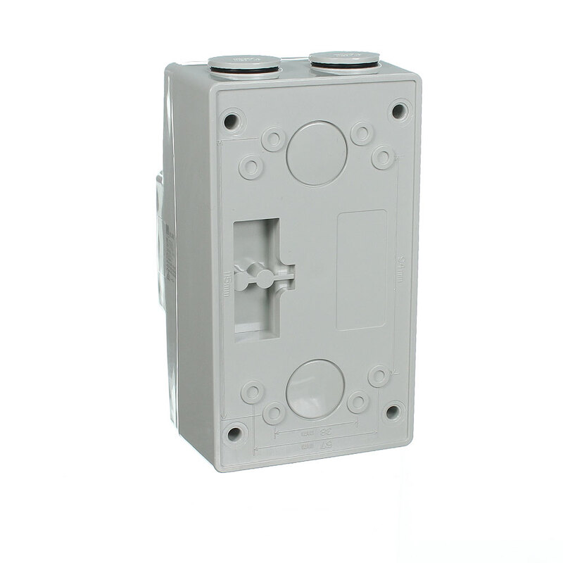 NHP NLINE NL120L | Weatherproof Isolator 2 Pole 20 amp M120 250v | Large