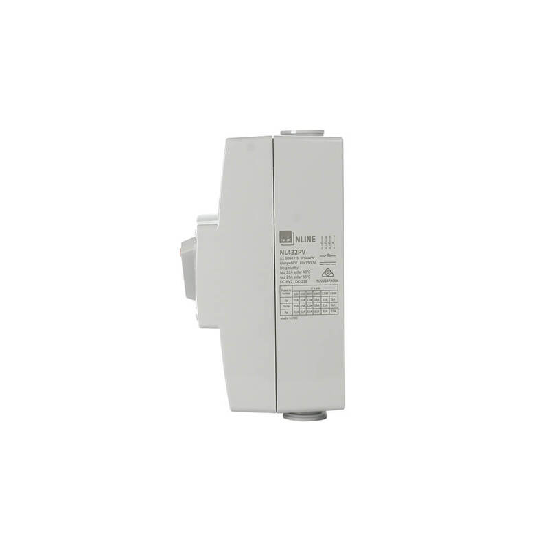 NHP NL432PV | Enclosed DC Isolating Switch 32A 1500V IP66 | 4 Pole