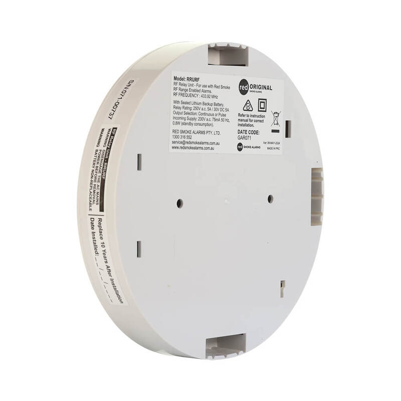 Red Smoke Alarms RRURF | 240v Relay Unit | Connects via RF Signal or ...