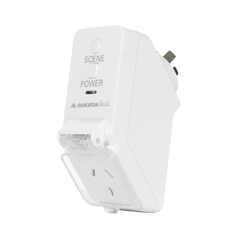 Mercator Ikuu SPLUG03 | Smart IP44 Outdoor Single Adapter | Wi-Fi