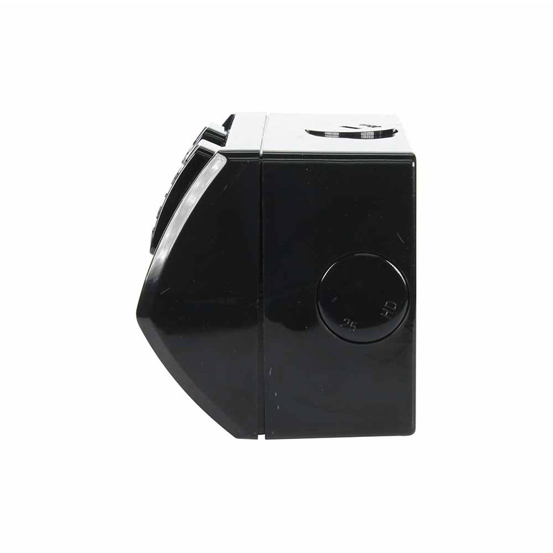 CSG WPOD10NCB | Weatherproof Double GPO 10 Amp | Black Outdoor Power Point