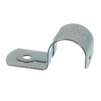 CLIPSAL 180/25 | 25mm Half Saddles Zinc Plated (50 Box)