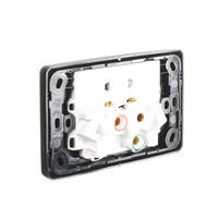 CLIPSAL 2025-BK | Black 10 amp Double Power Point | 2000 Series