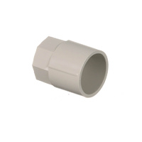 Clipsal 258-25-GY | 25mm Plain to Screw PVC Conduit Female Coupling