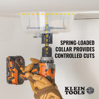 Klein Tools 53710 | Hole Saw With Adjustable Auto Set Arms 50mm - 180mm