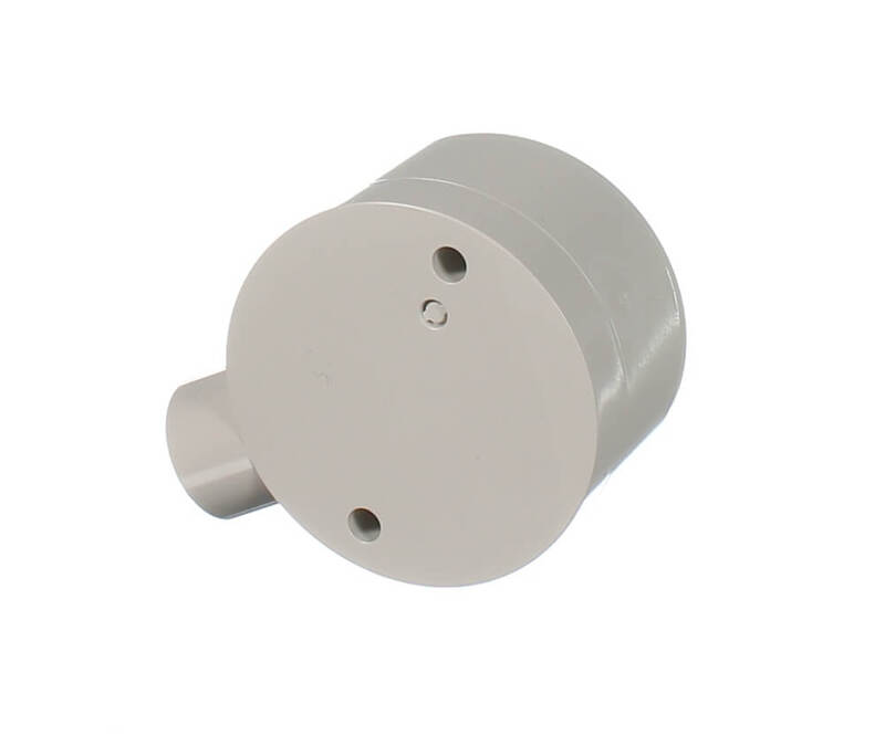 Clipsal 240-20-1-GY | 1 Way 20mm Round Shallow Junction Box