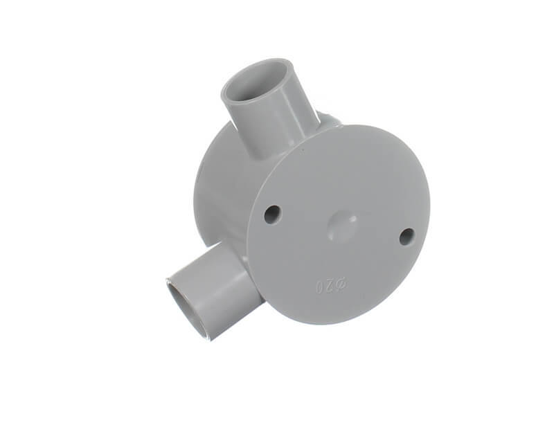 2 Way 20mm Junction Box Right Angle | JB5-20 | 30058