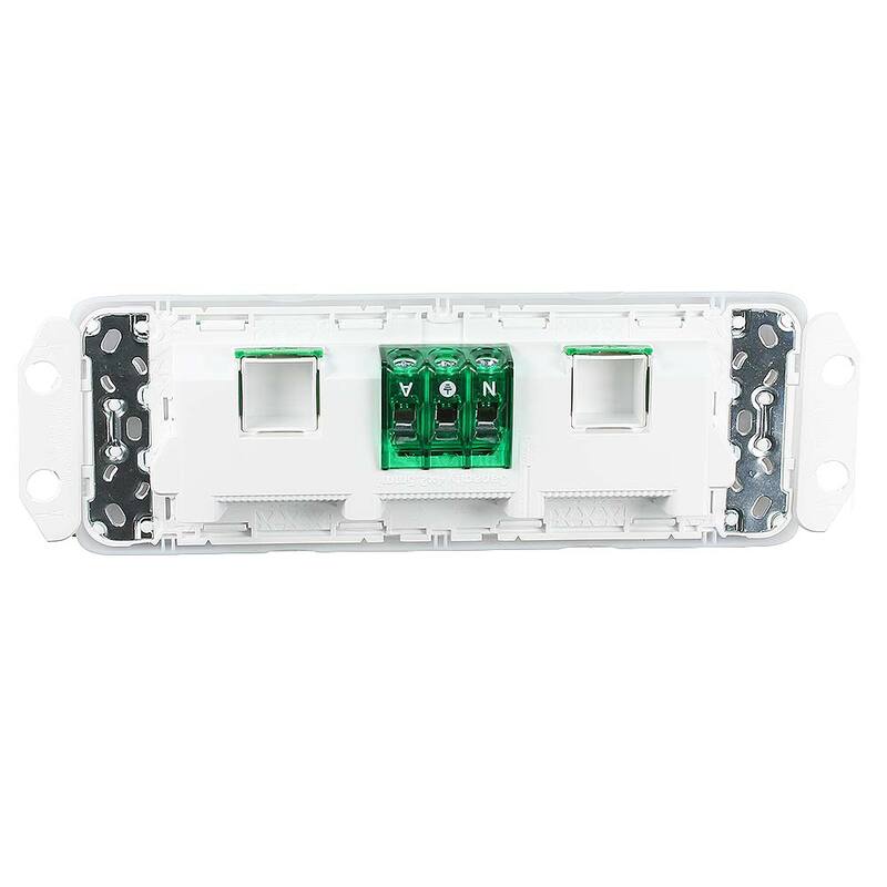 Clipsal Iconic 3015-4VW | Quad Power Point 10amp 250v Vivid White 3015/ ...