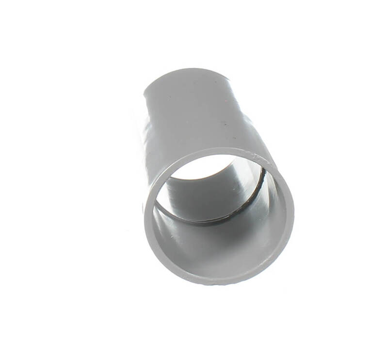 NLS 30217 | 50mm PVC Coupling Plain Grey | TC50