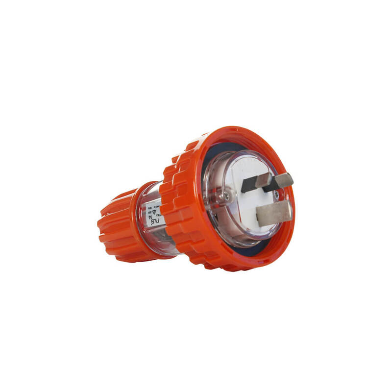 NLS 30471 3 Pin Flat 15Amp Straight Plug 250V IP66