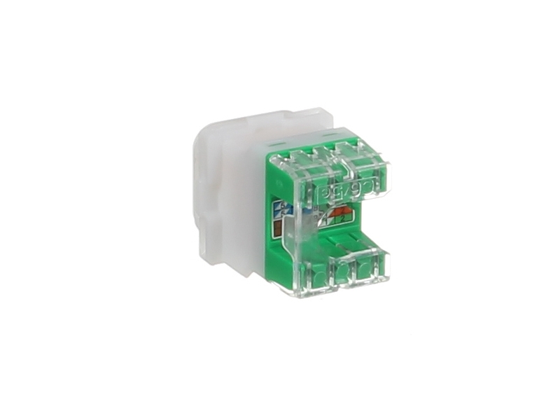 40RJ45SMA6C-TN Clipsal Iconic | Modular Socket, Category 6, RJ45 UTP ...