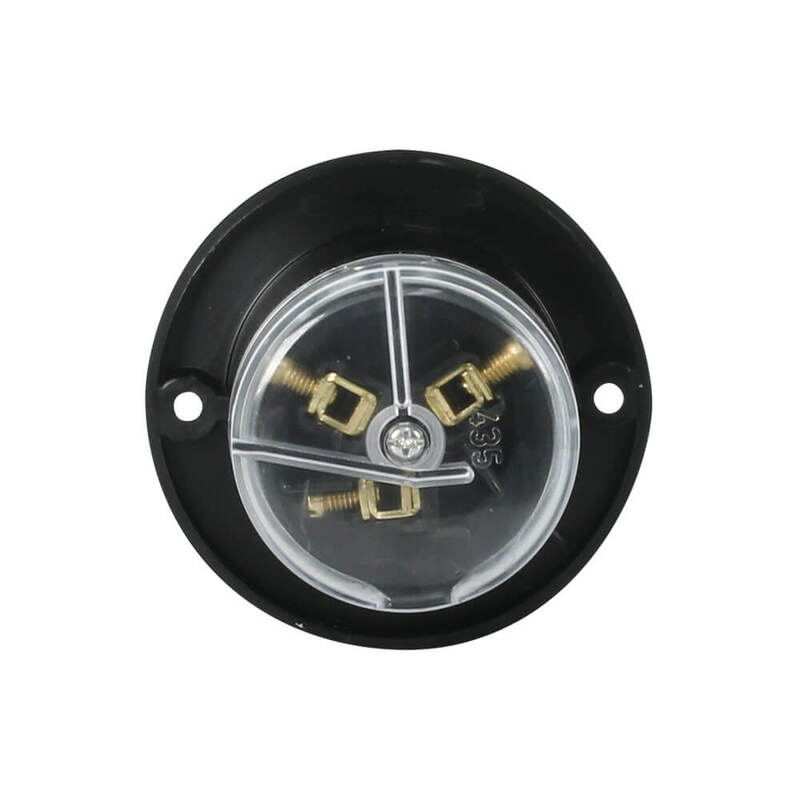 Clipsal 435A-BK | Standard Series Socket Inlet 3 Pin 10 Amp 250V | Black