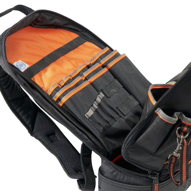 Klein Tools 55421BP-14 | Tradesman Pro™ Tool Bag Backpack | 39 Pockets