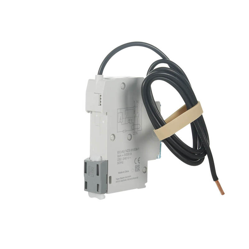 Hager ADC932T | 32A Single Pole and Neutral RCBO Breaker | 30mA 6kA