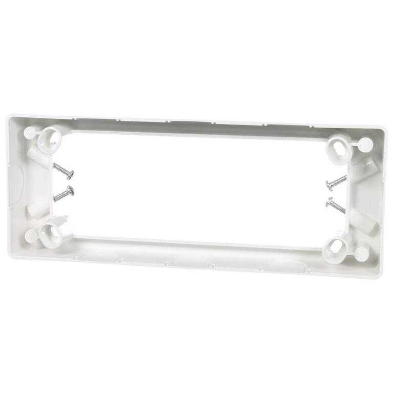 Clipsal C2015D4MB-WE | 4 Gang GPO Mounting Block to suit C2015D4